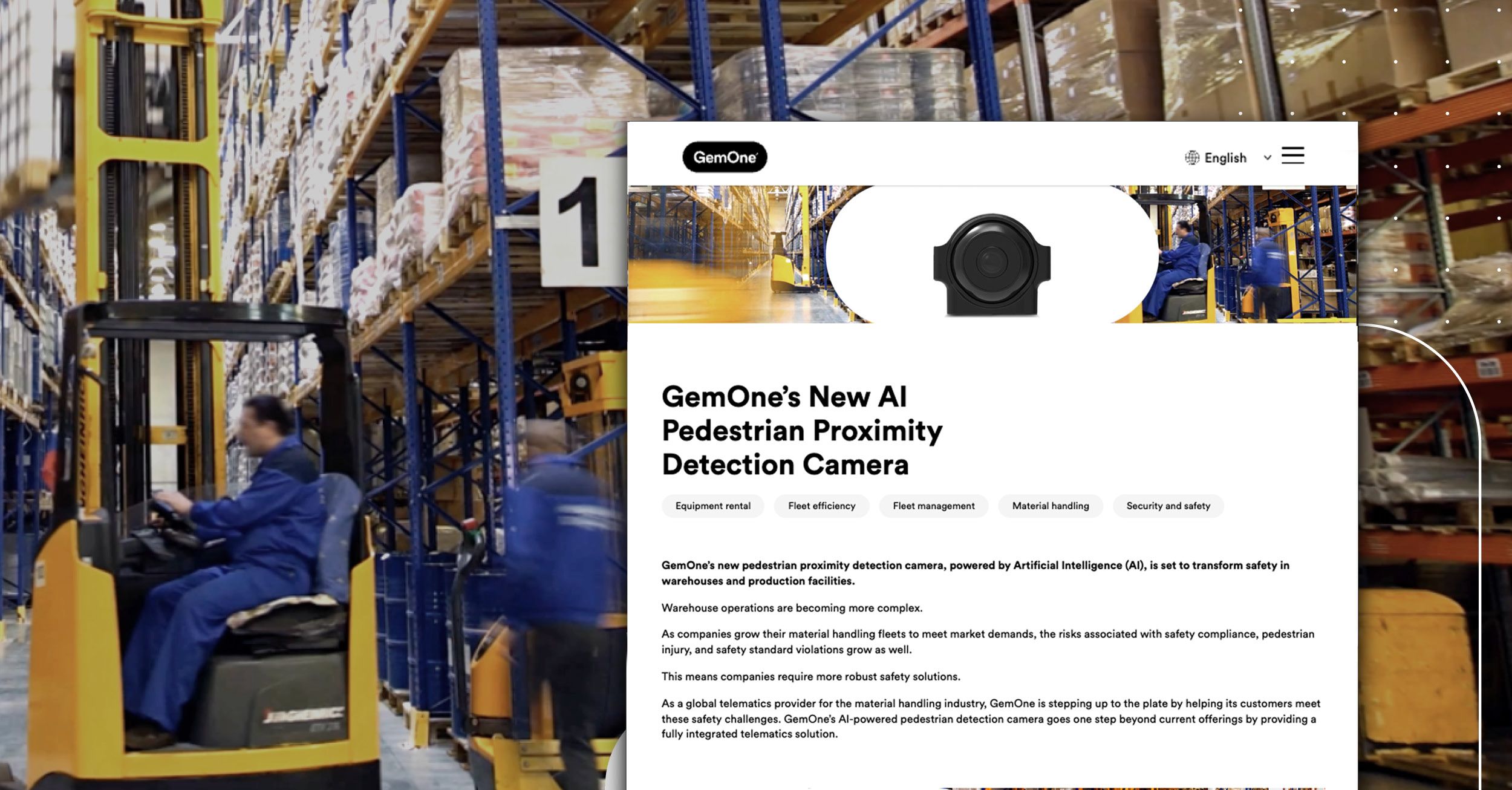 GemOne’s New AI Pedestrian Proximity Detection Camera - Factory ...