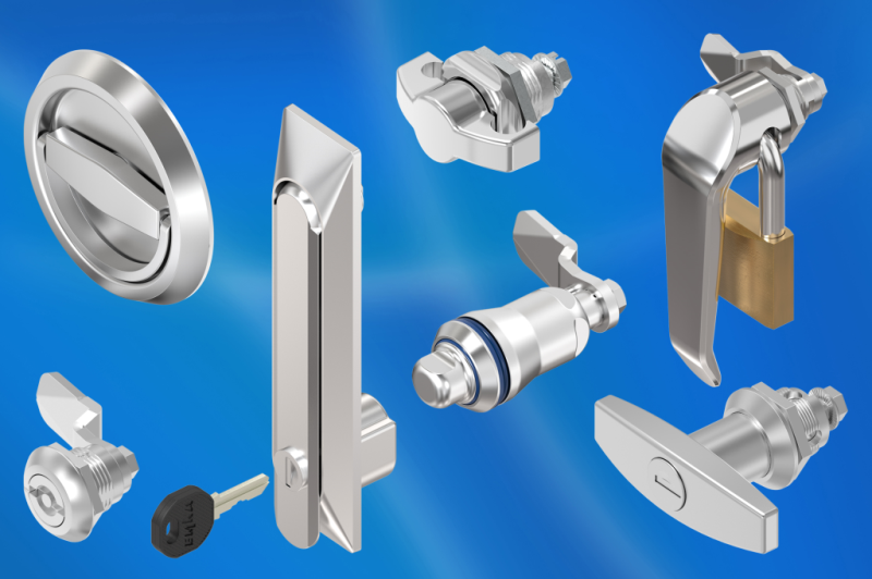 EMKA hardware for stainless and non-metallic enclosures in arduous and ...