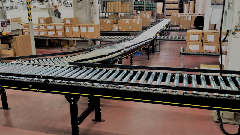 Interroll modular conveyor platform implemented by Alpi for Paul ...