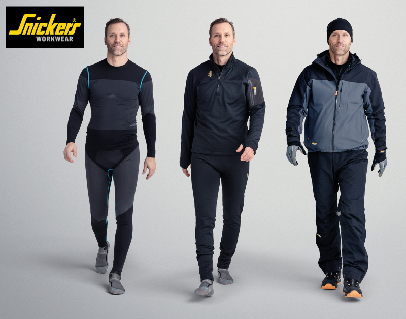 Snickers next generation working clothes combine to defy the winter ...