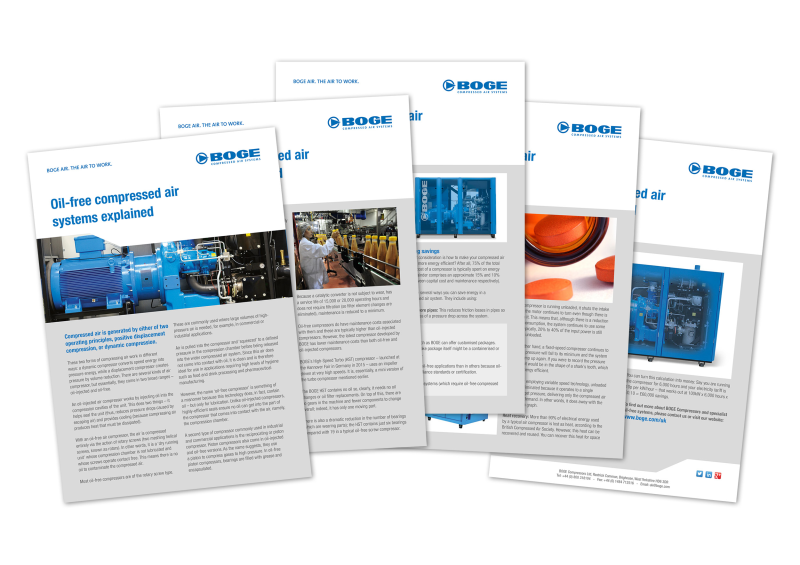 BOGE publishes new guide to oil-free compressed air - Factory ...