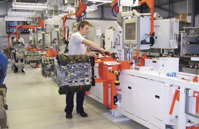 Vertical conveyor keeps engine production line running smoothly ...