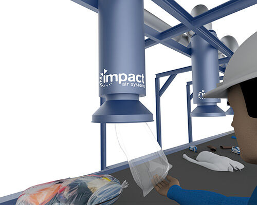 Impact sucks your waste away - Automated waste packaging removal ...