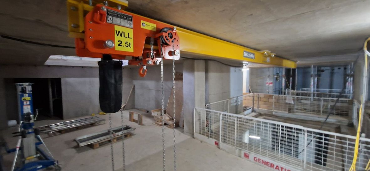 Construction project presses home the advantage of using Hoist & Winch ...